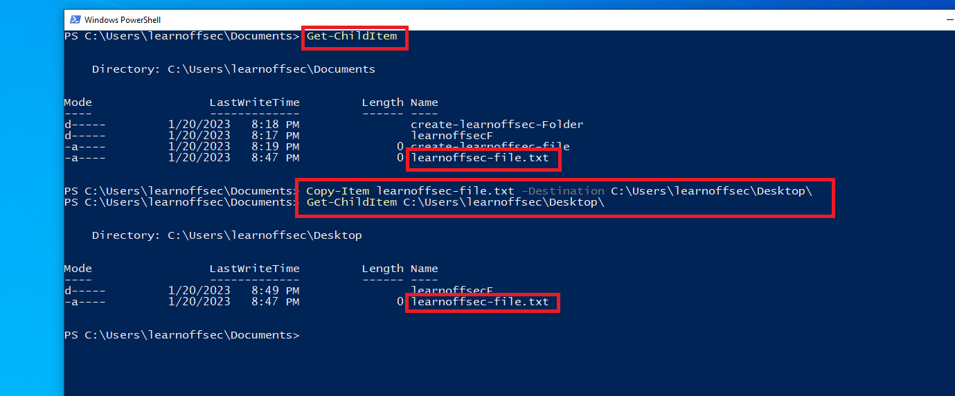 Most Popular PowerShell Commands - Offensive security