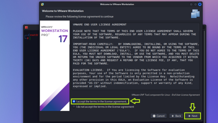 Install VMWare Workstation 17 on Linux - learnOffSec